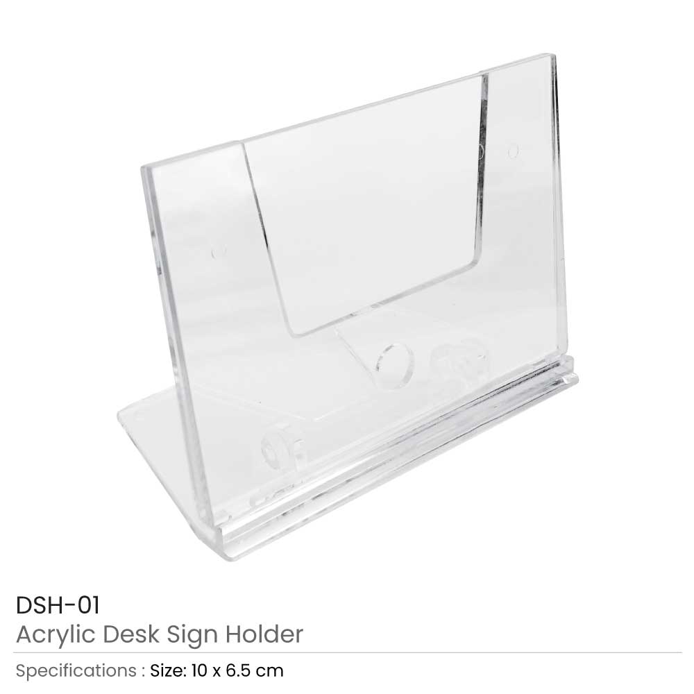 Acrylic Desk Sign Holders | Promotional Gifts, Customised Gifts ...