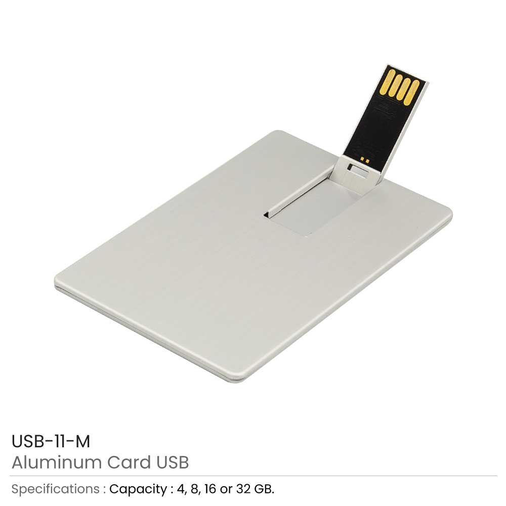 Aluminum Card Size USB | Promotional Card USB | Promotional Gifts ...