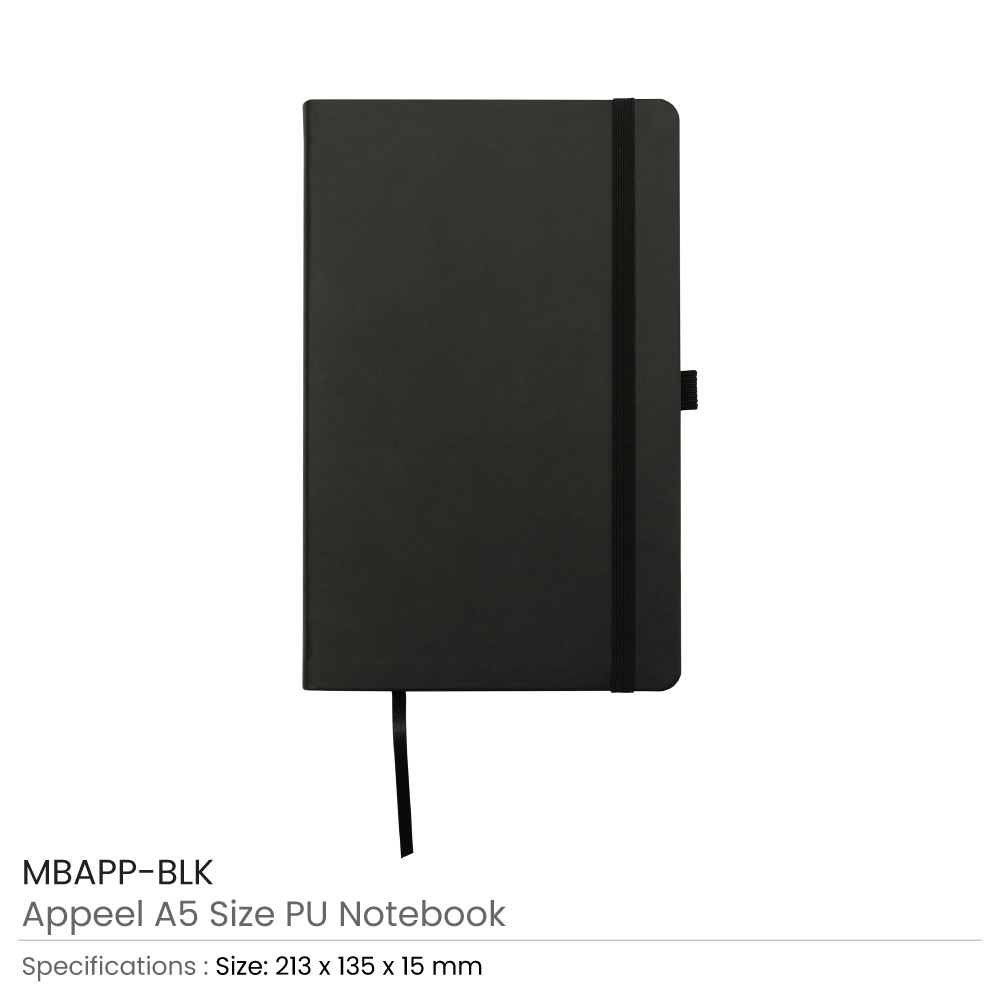 Appeel A5 PU Notebooks | Promotional Gifts, Customised Gifts, Uniforms ...