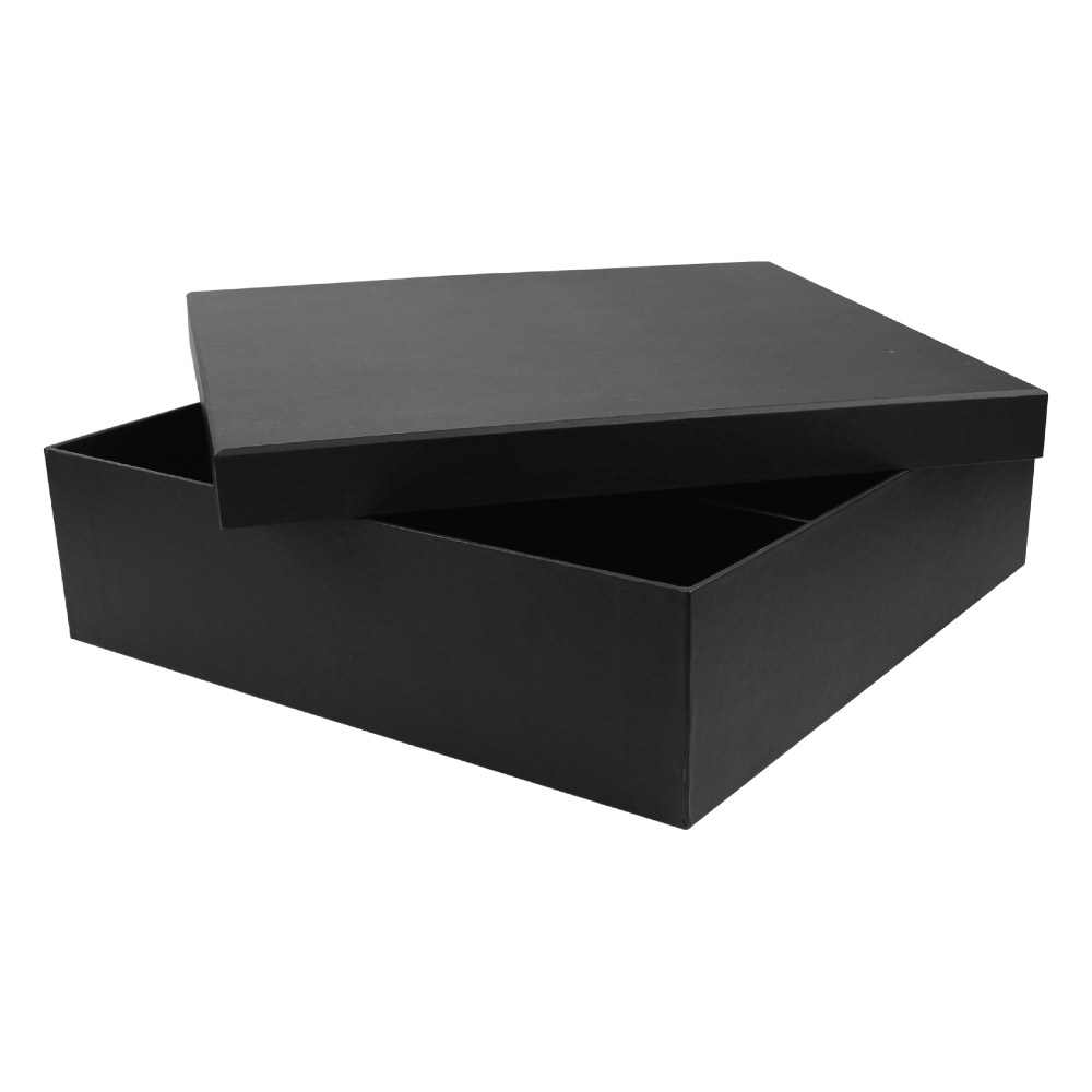 Black Plain Gift Box Size XXL Cardboard Material | Promotional Gifts ...