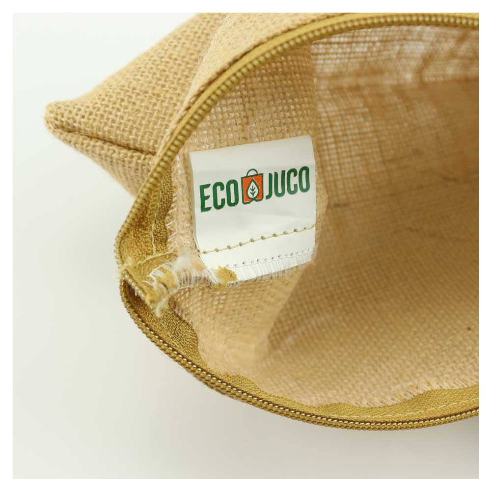 Natural Jute Zipper Pouch | Promotional Gifts, Customised Gifts ...