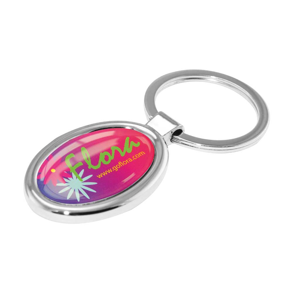 Oval Metal Keychains | Promotional Gifts, Customised Gifts, Uniforms ...