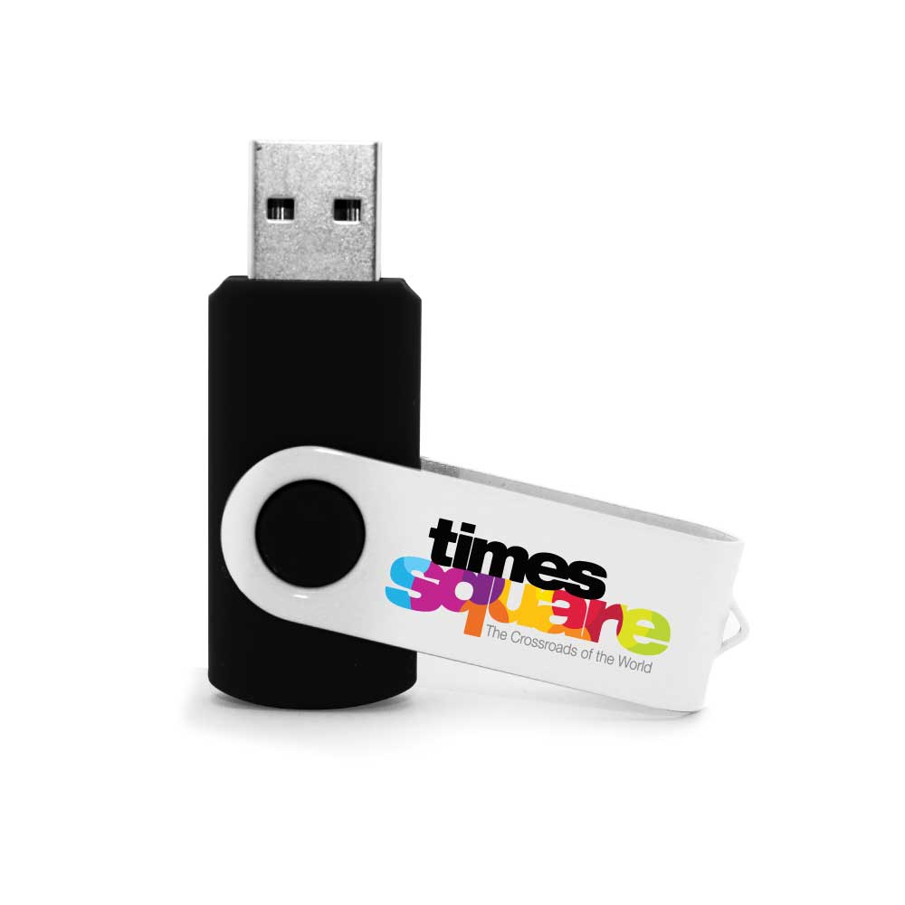 White Swivel USB Flash Drives | Promotional Gifts, Customised Gifts ...