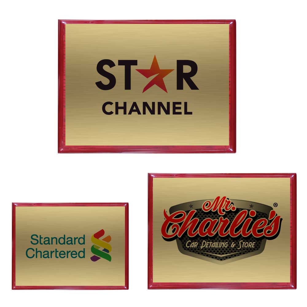 Branded Wooden Plaques Horizontal with Box | Promotional Gifts ...