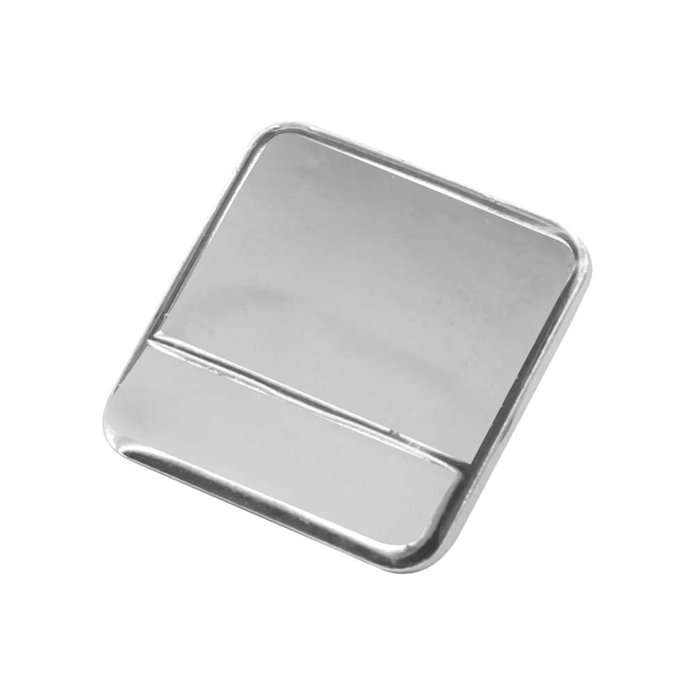 Square Metal Badges with Butterfly Clutch | Promotional Gifts ...