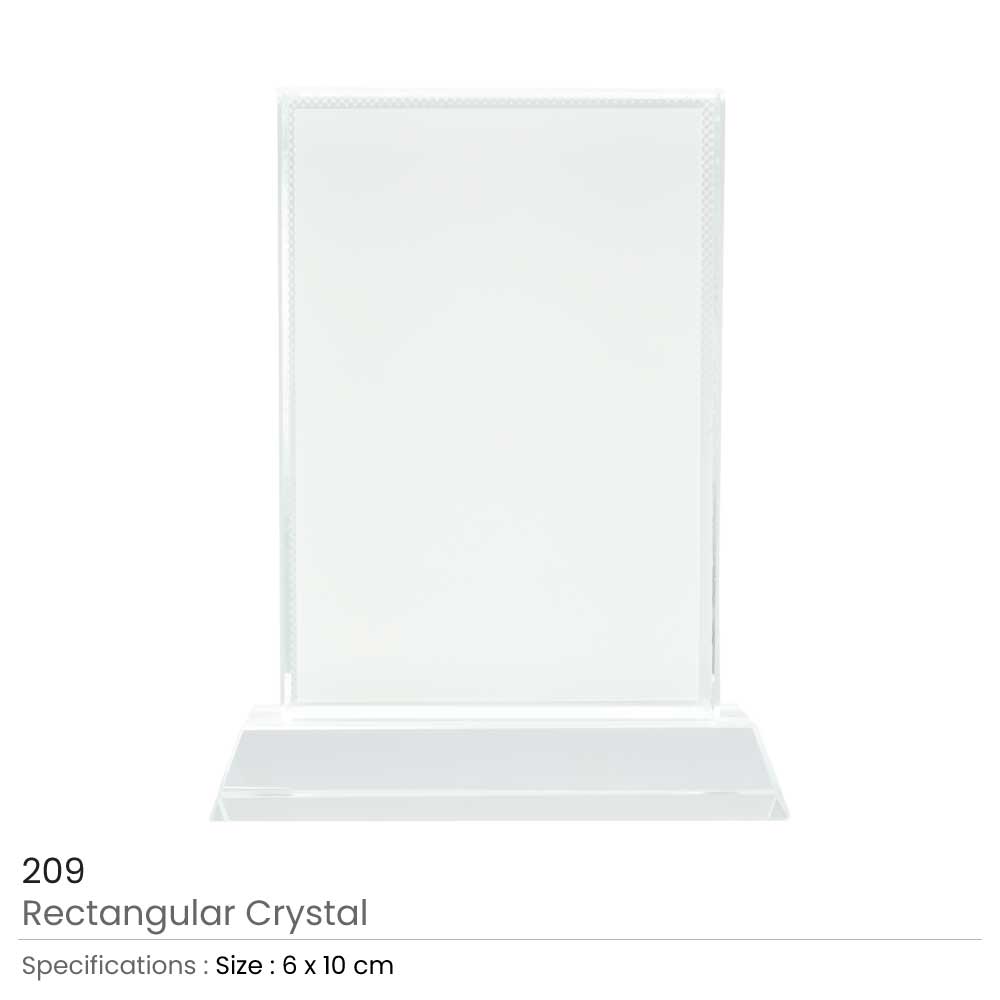 Rectangular Crystals | Promotional Gifts, Customised Gifts, Uniforms ...