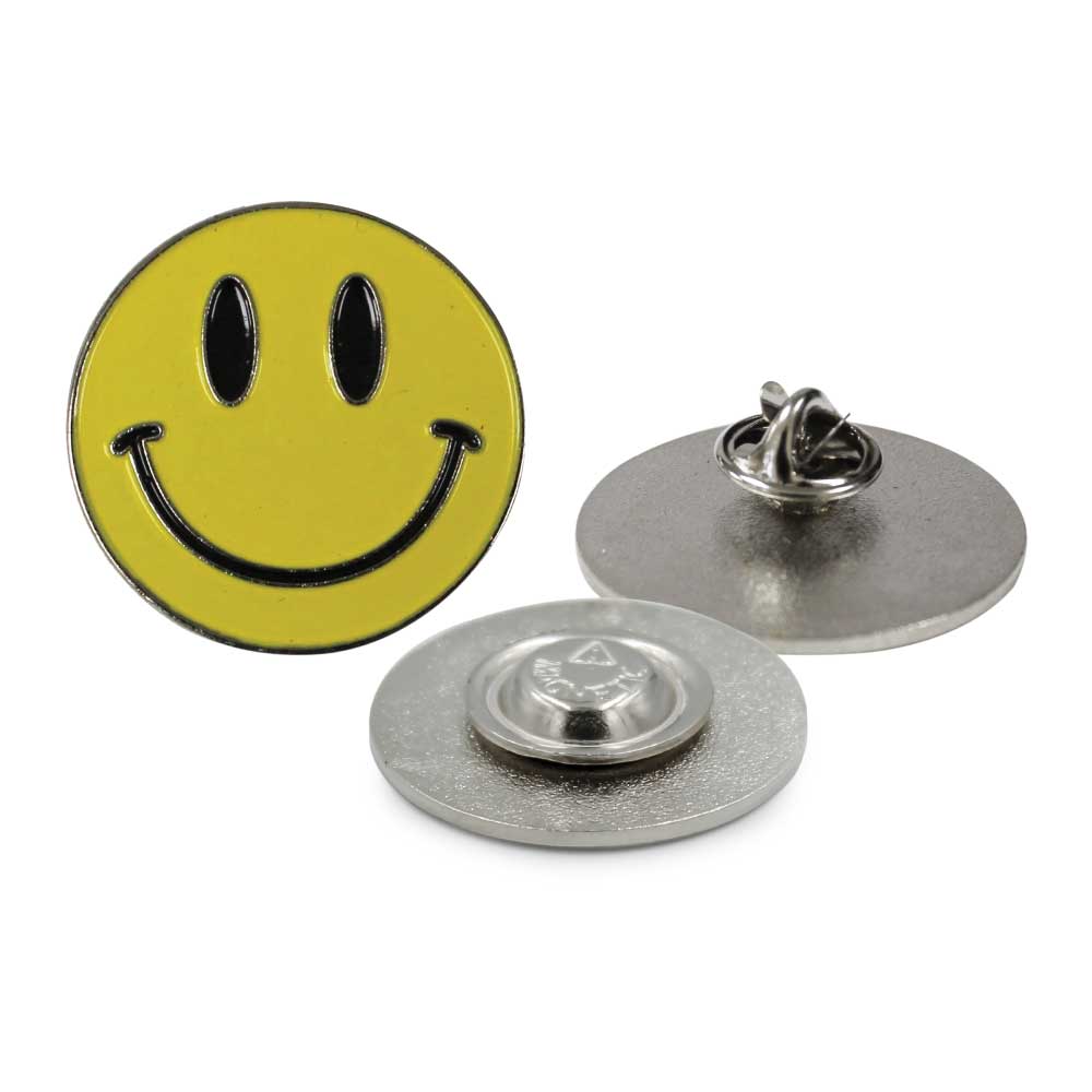 Smiley Metal Badges | Promotional Gifts Suppliers