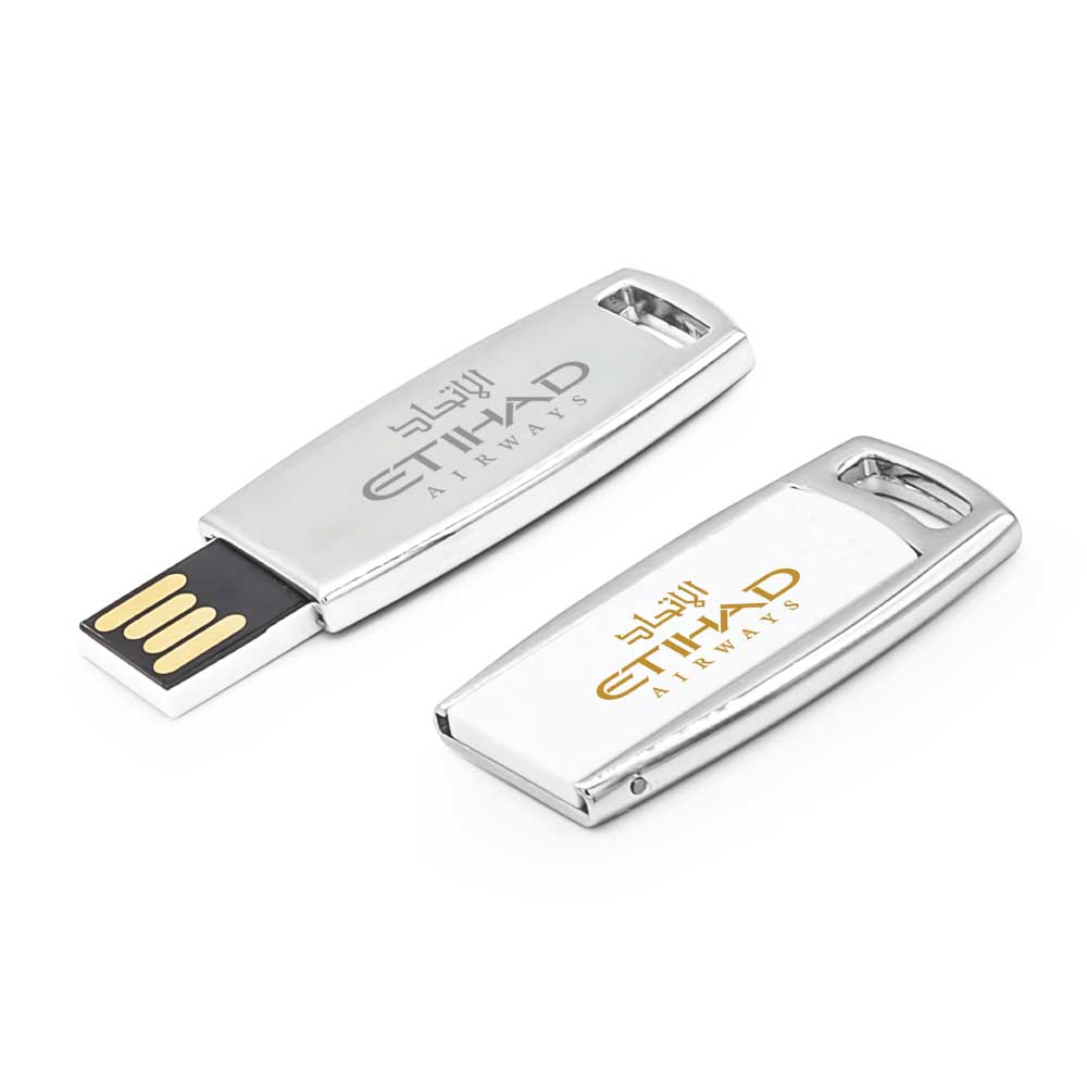 Thin White Metal Case USB Flash | Promotional Gifts Suppliers