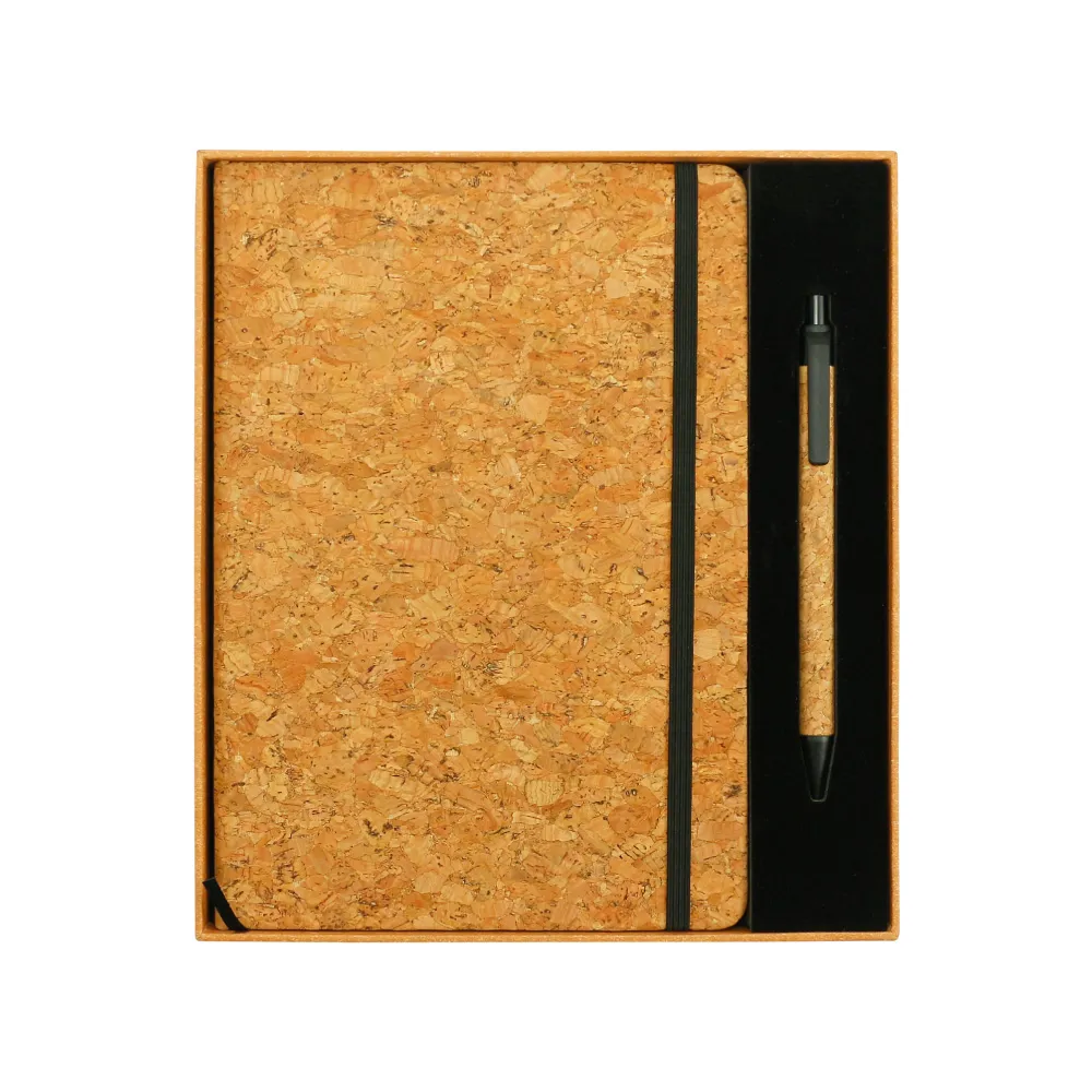 Cork Notebook and Ball Pen Gift Set | Promotional Gifts Suppliers